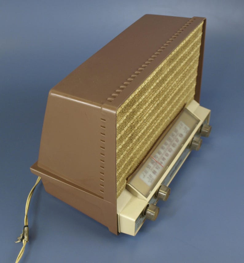 Vintage Musaphonic General Electric GE Dual Speaker Tube AM/FM Afc ...