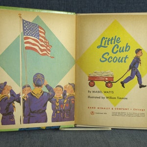 Little Cub Scout by Mabel Watts and William Timmins 1964 HC Children's ...