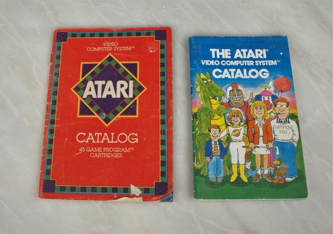Atari 2600 Video Computer System Catalogs / Instruction Booklets 1980 ...
