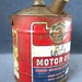 Vintage Large Metal Unico SAE 10 Motor Oil Can - Five U.S. Gallons ...