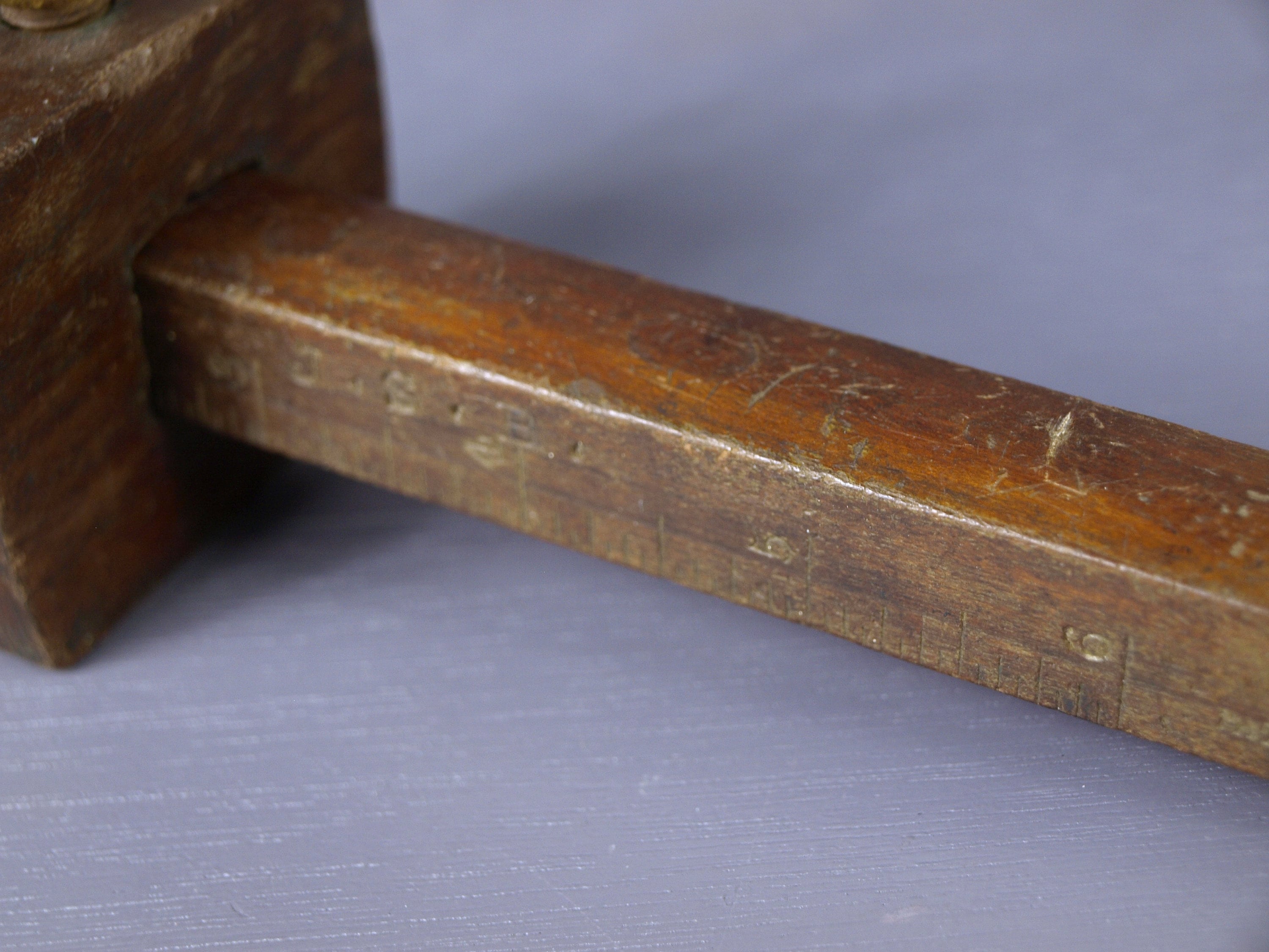 Anitque Rosewood & Brass 6" Mortise Gauge / Scribe With Boxwood Screw ...