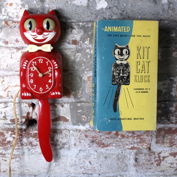 Vintage Cat Clocks - Etsy