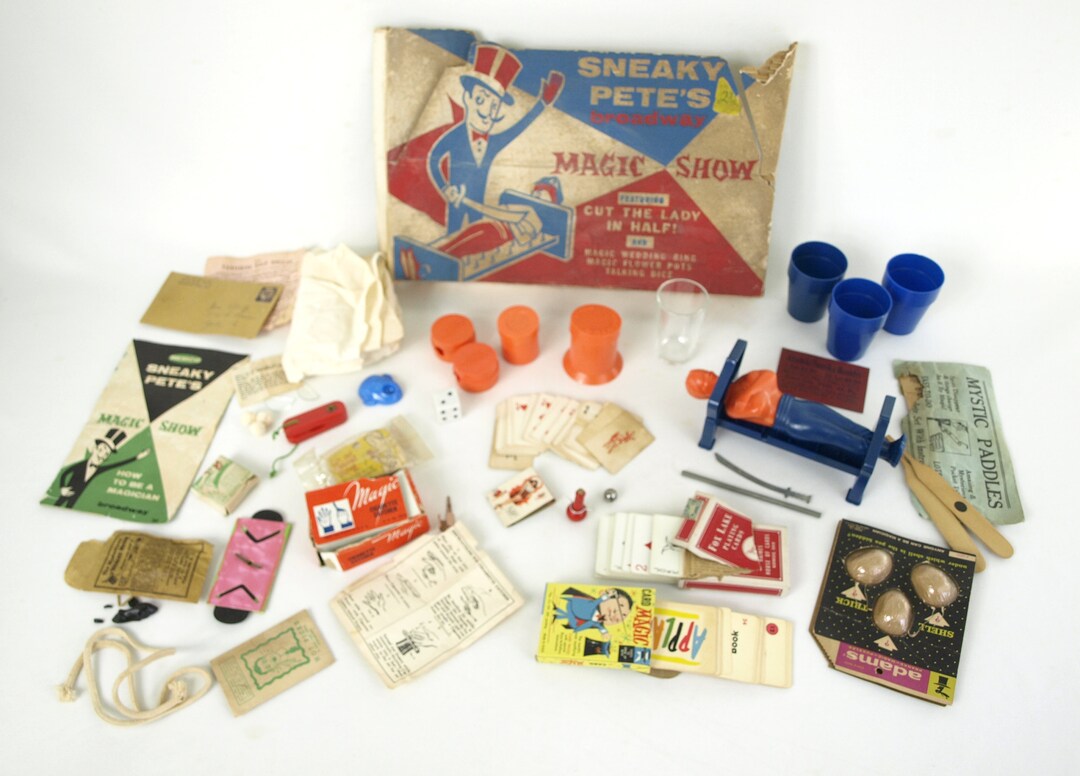 Vintage Sneaky Pete's Broadway Magic Show by Remco Toys Circa 1950's ...