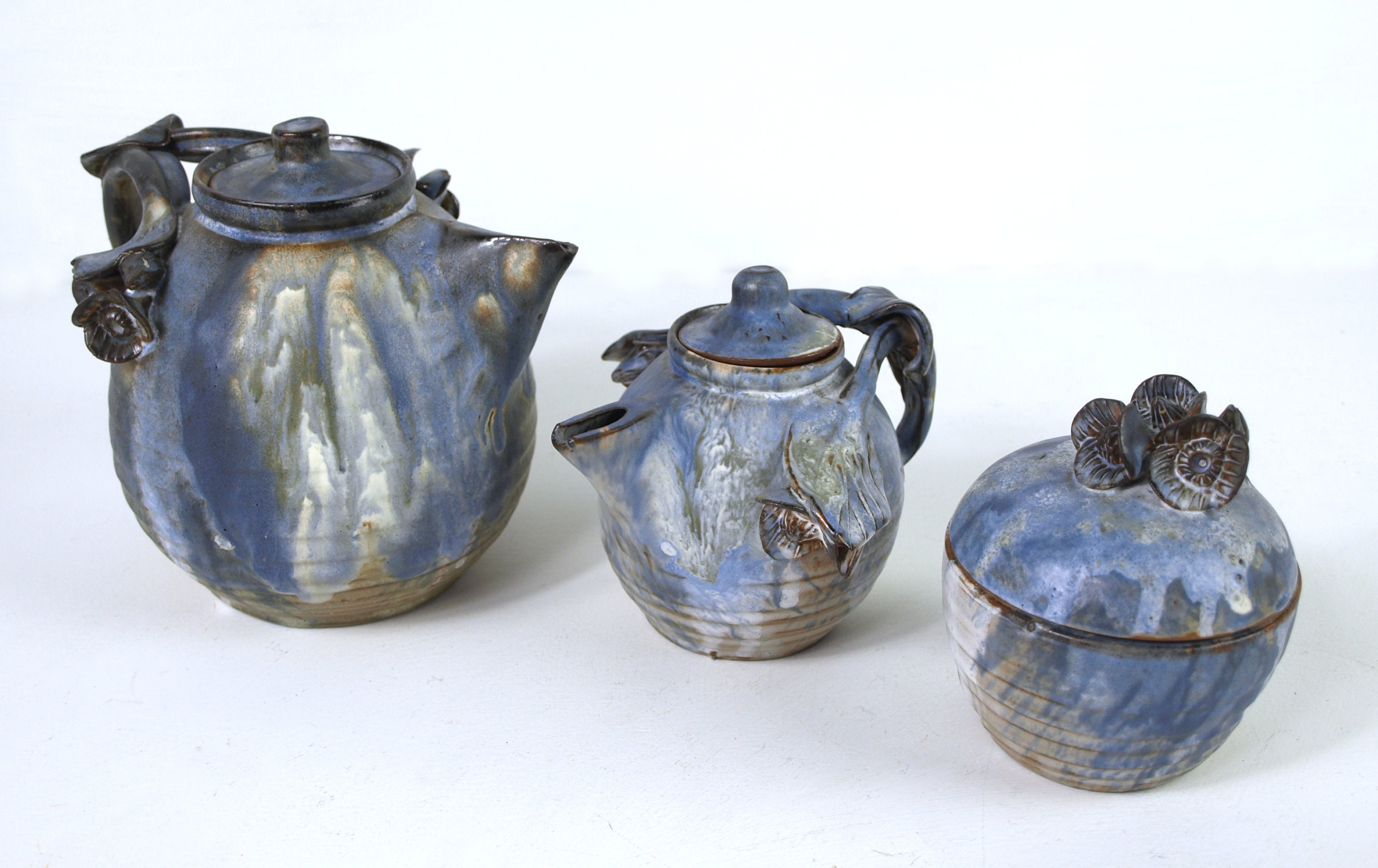 Christofer Crete Art Studio Pottery Coffee and Tea Set Hand Made ...