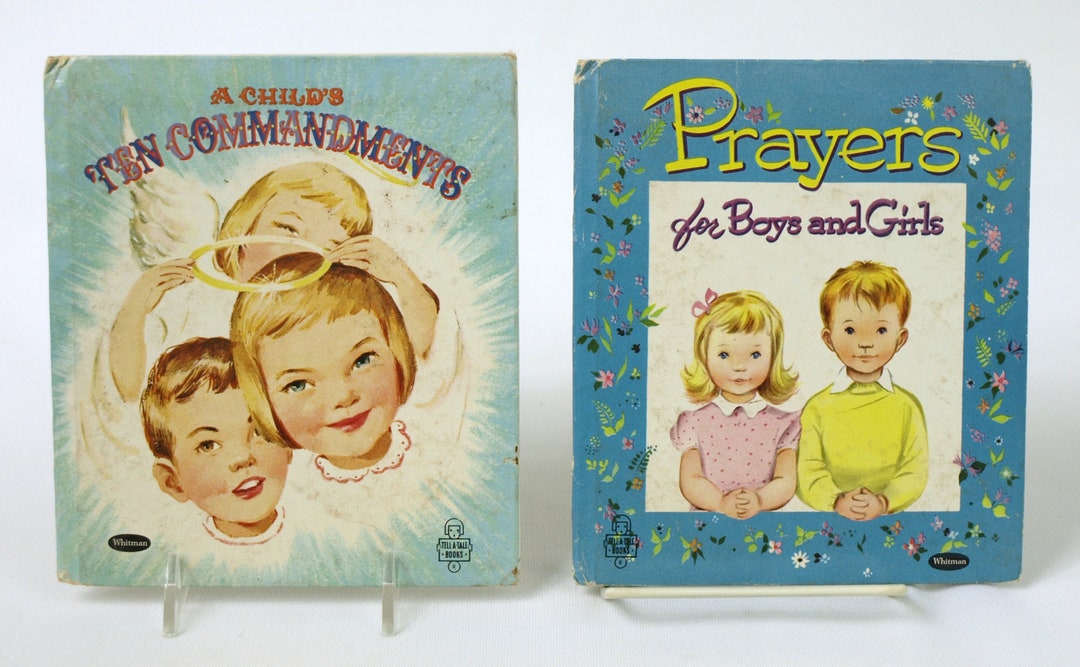 Vintage Lot of Children's Religious Stories - "prayers for Boys & Girls ...