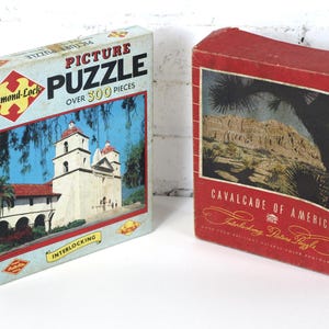 Vintage Jigsaw Puzzle Lot of 5 1940's + by Guild Whitman / Picture ...