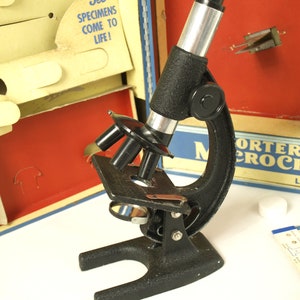 Vintage PORTER Microcraft Microscope Lab, Circa 1957 - Lab Master No ...
