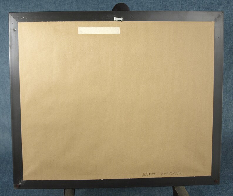 A. Koebin Lithograph Art Leaf Print Framed and Matted - Etsy