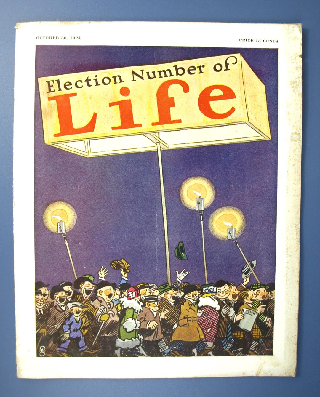 Life Magazine, October 30, 1924 W/ Cover Art by F. G. Cooper - a ...