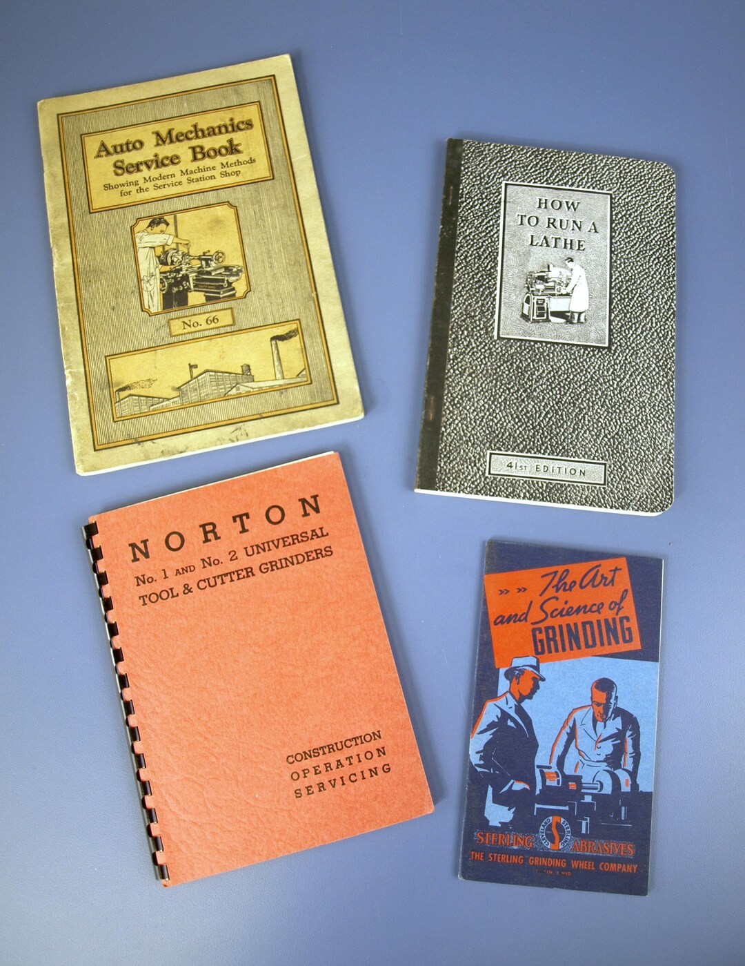 Vintage / Antique Shop Manuals, Circa 1920-1940's - Grinders, Lathes ...