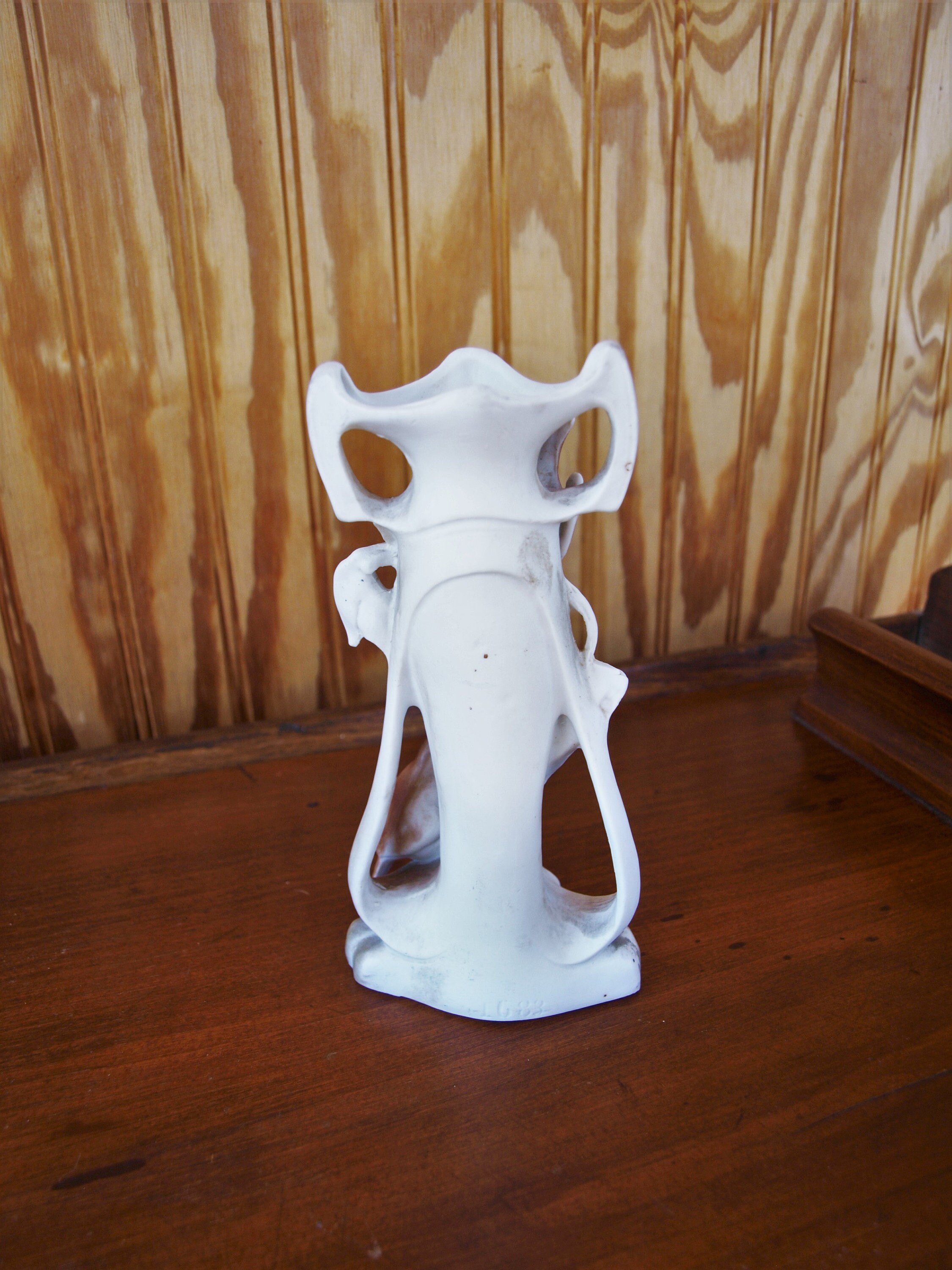 Antique Porcelain Bisque Bird Figurine Bud Vase Made in - Etsy