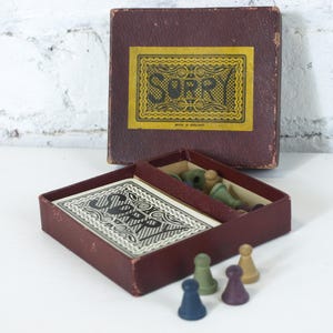 Vintage SORRY Game Made in England Great Condition - Etsy
