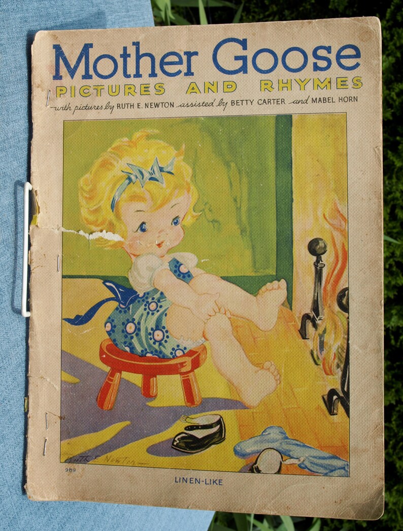 1934 Mother Goose Pictures and Rhymes With Picture by Ruth E. Newton No ...