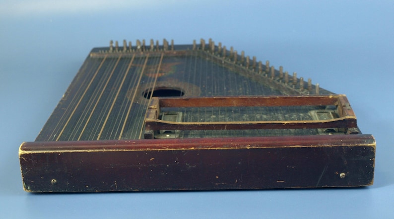 Antique Paramount Concert Mandolin Harp Zither Made by the Bell Harp ...