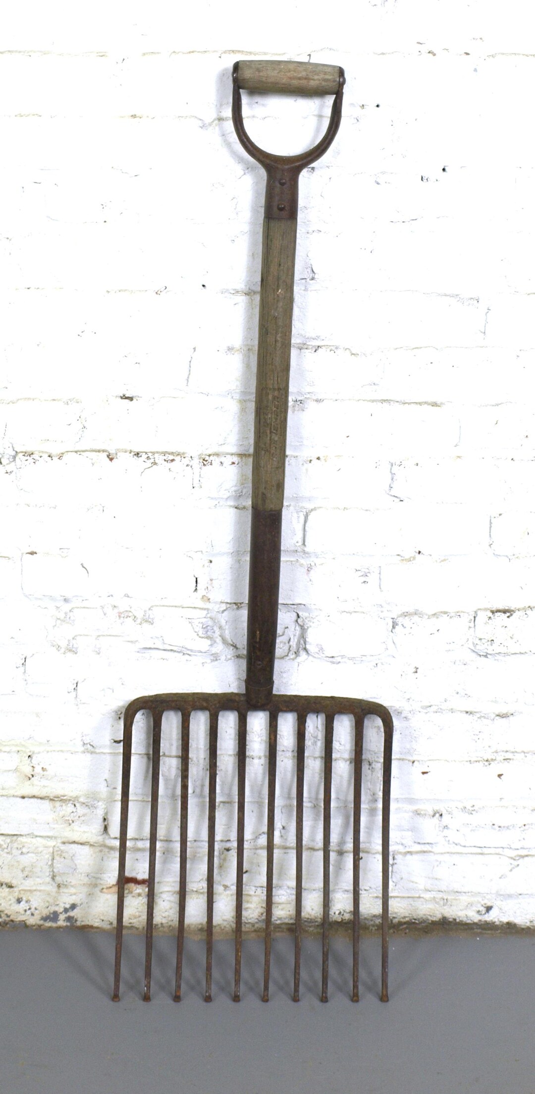 Vintage Patcheller True Temper Hay Pitchfork With Wood D Handle and 10 ...