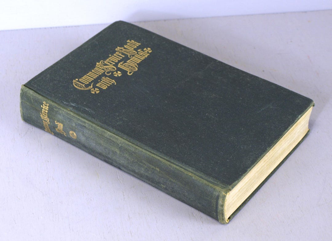 Antique 1918 Common Service Book With Hymnal of the Lutheran Church the ...