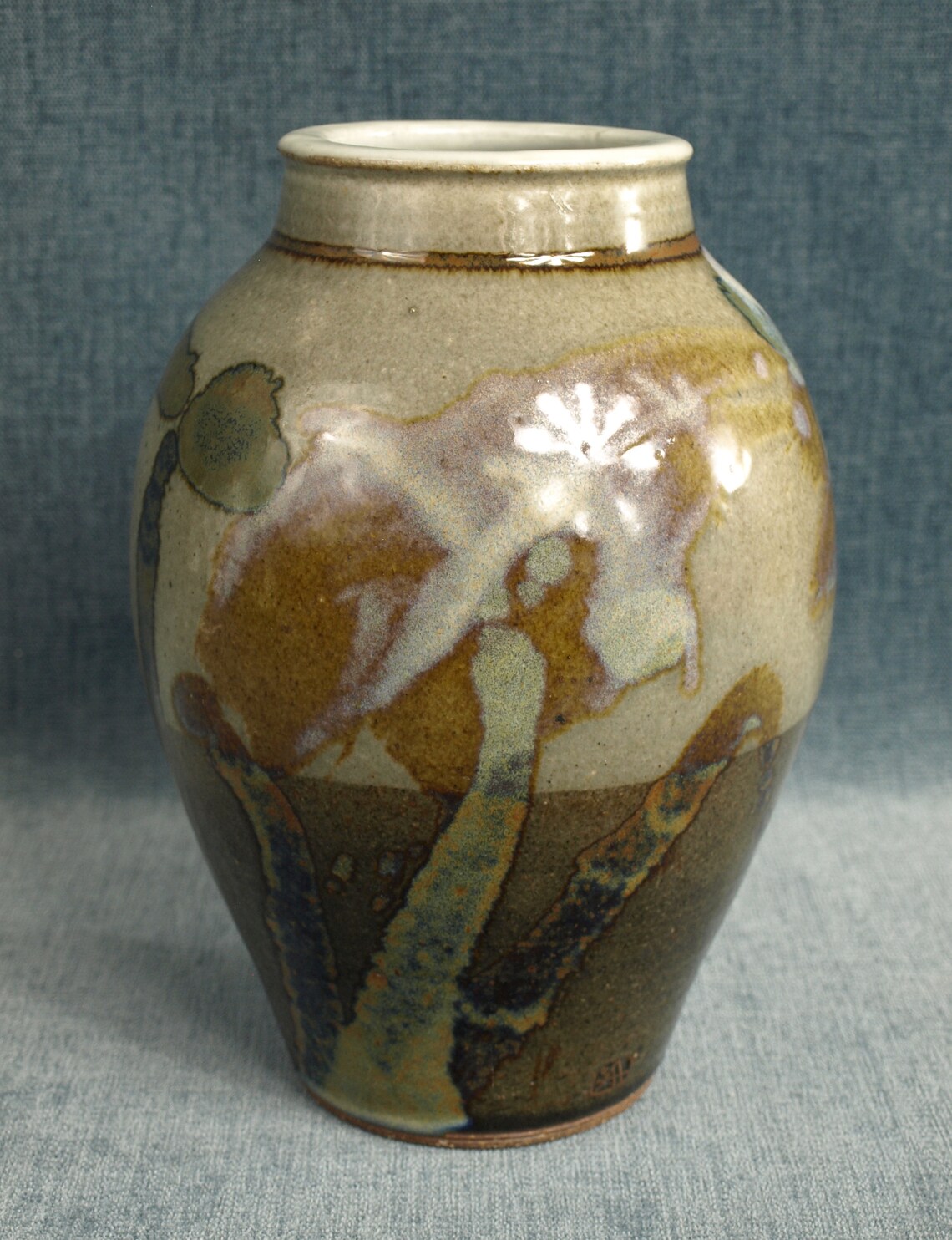 Vintage SINCLAIR ASHLEY Vase Fine Art Pottery Near Mint | Etsy