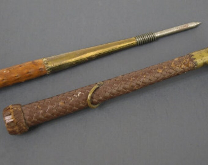 Antique Basque Makila Walking Stick Late 19th - Early 20th C - Eskual ...