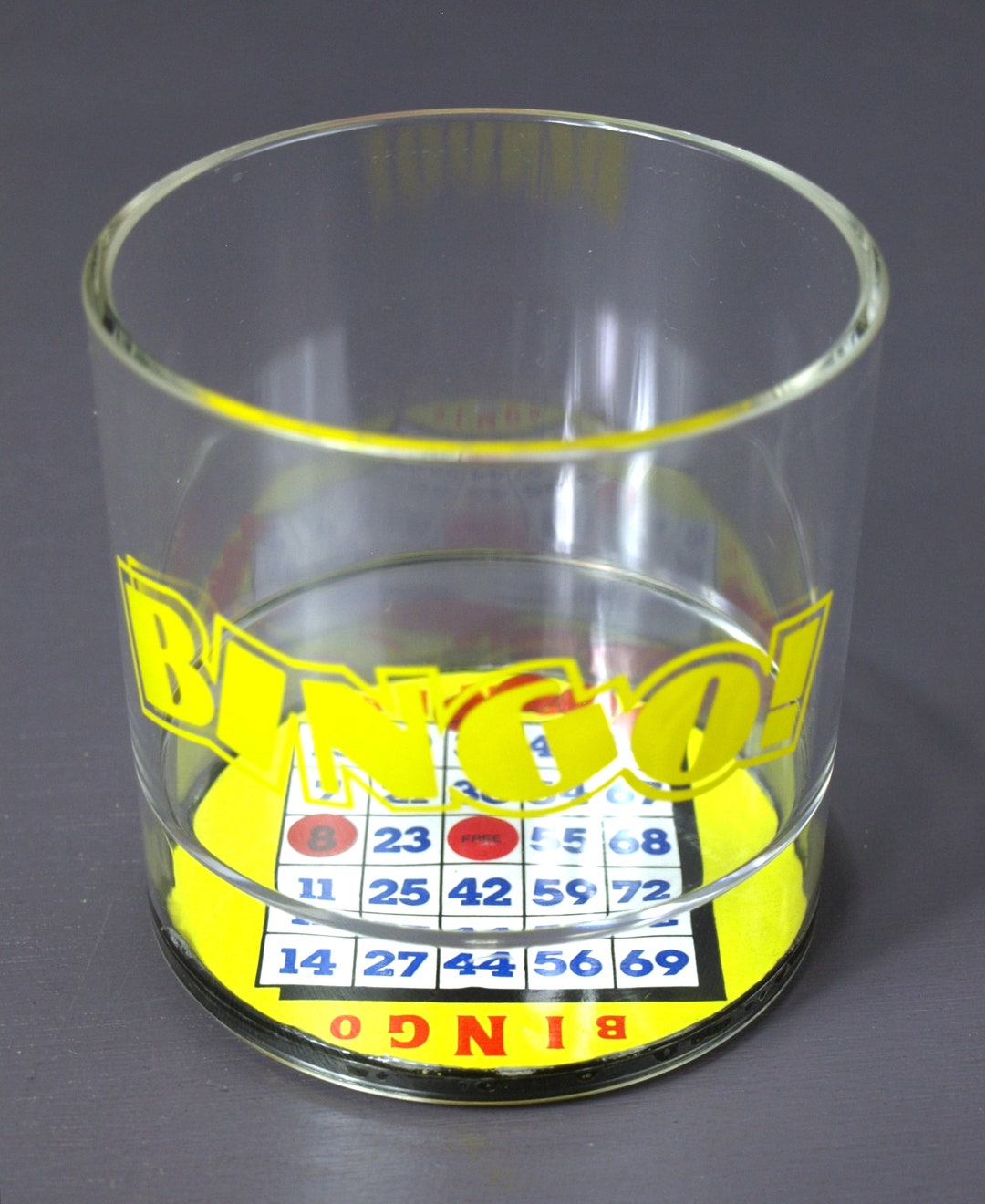 Vintage Bingo Drinking Cup W/ Bingo Game in the Bottom, HOWW Mfg. Co ...