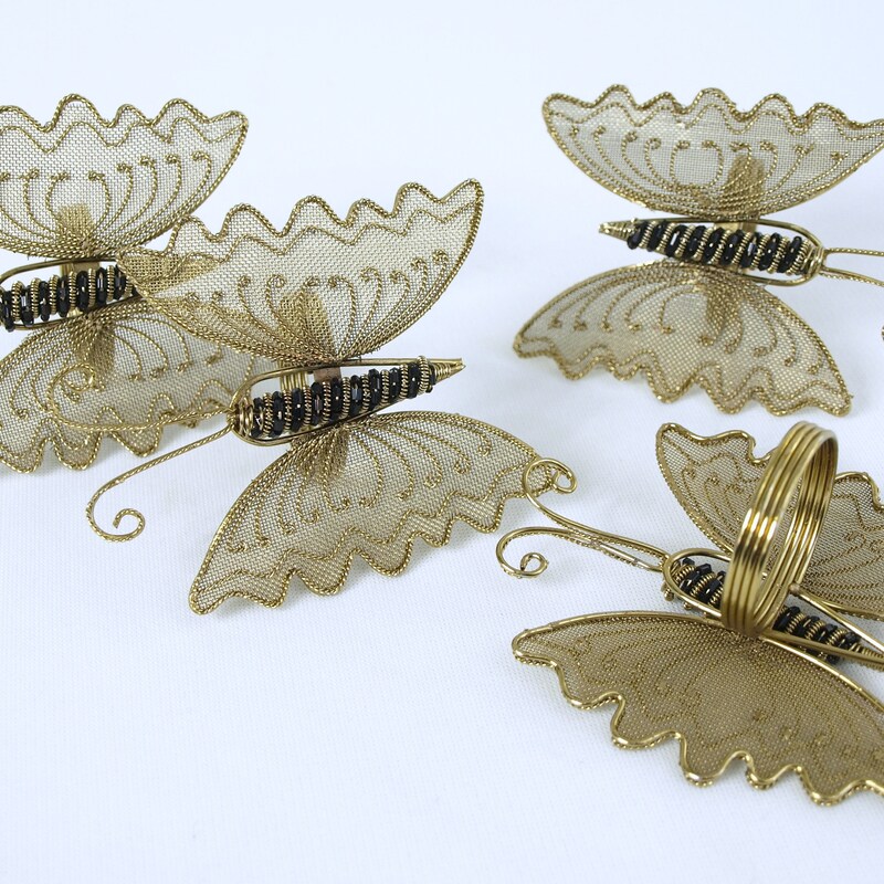 Wire Napkin Rings - Etsy