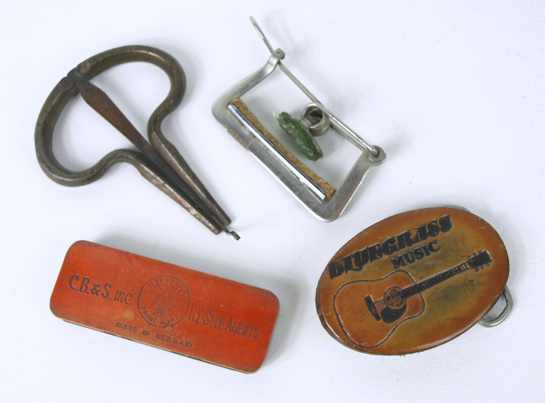 Bluegrass Musicians' Tool Kit - Most Items, Circa 1900's - Sold ...