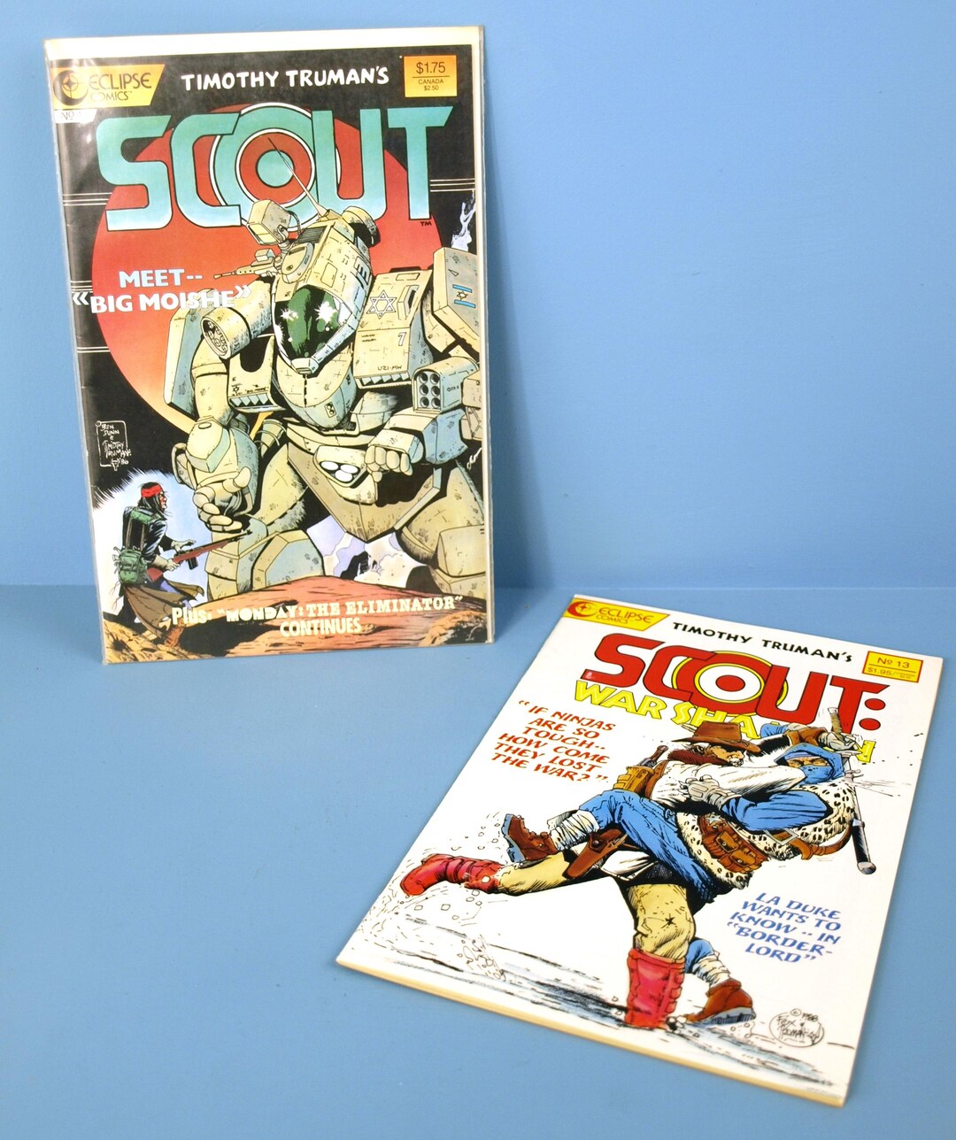 Timothy Truman Scout War Shaman No. 13 April 1988 & Scout Meet Big ...