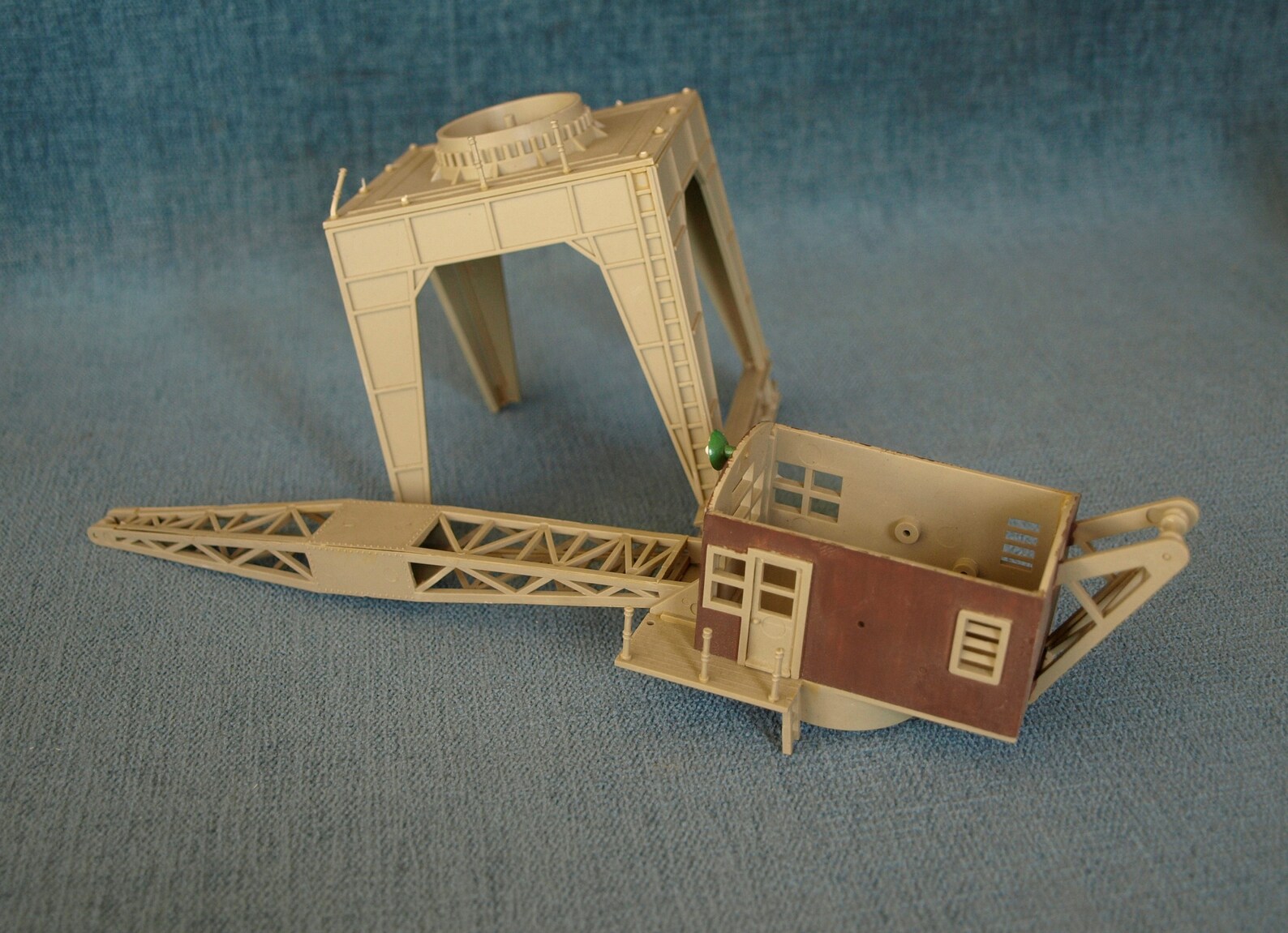 Vintage Plastic Train Set Miniature Bridge Pylons Crane and - Etsy