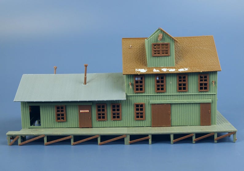 Vintage Tyco Freight Station HO Scale Plastic Railroad Express Company ...