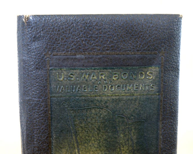 Vintage US War Bonds and Valuable Documents Folder Booklet - Minuteman ...