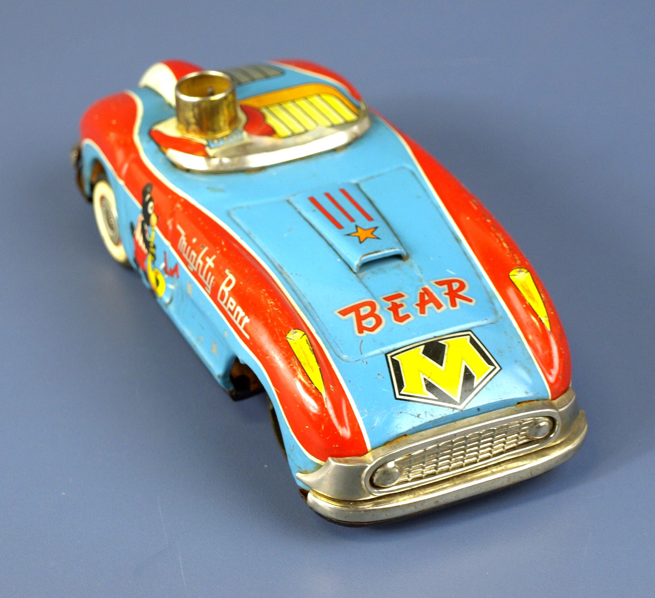 Vintage Mighty Bear Friction Car, Circa 1950's – Made by Cragstan, Made ...