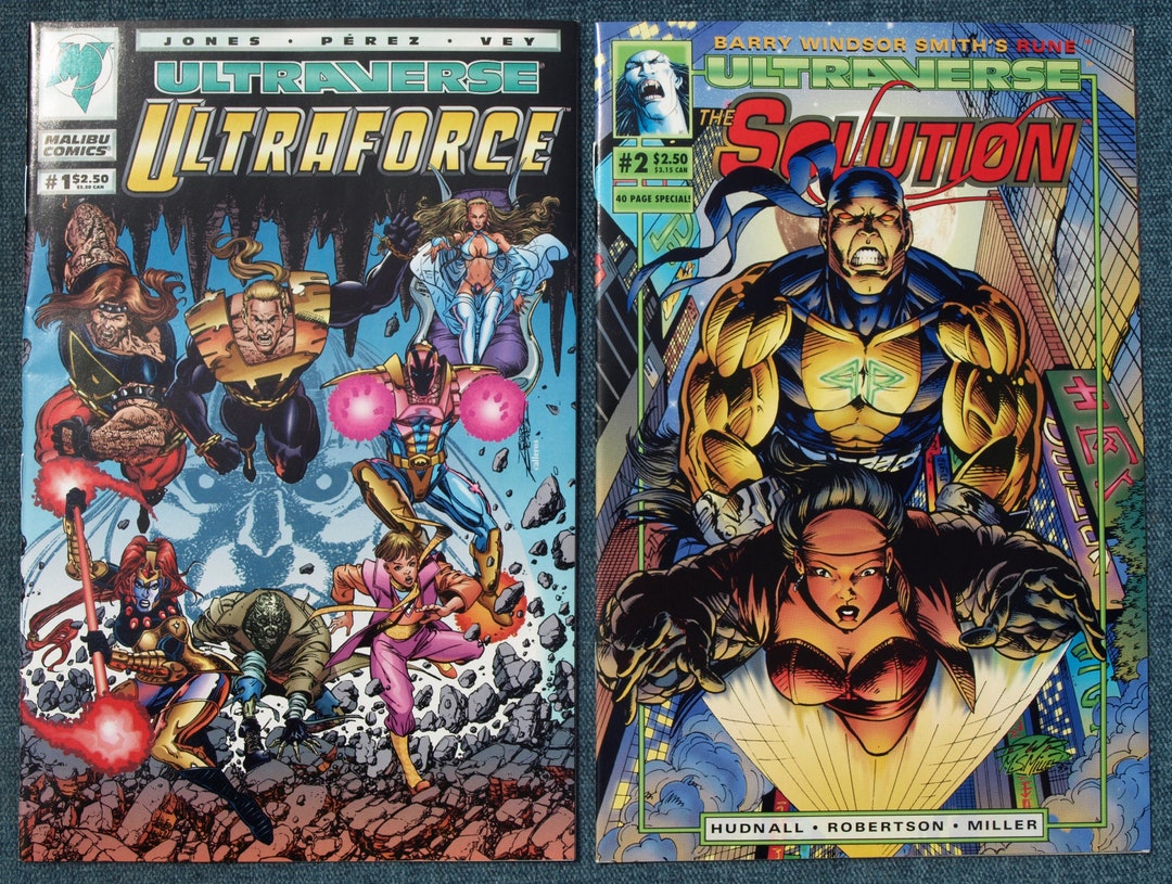 Ultraverse Ultraforce Vol. 1 No. 1 August 1994 & Ultraverse Solution ...