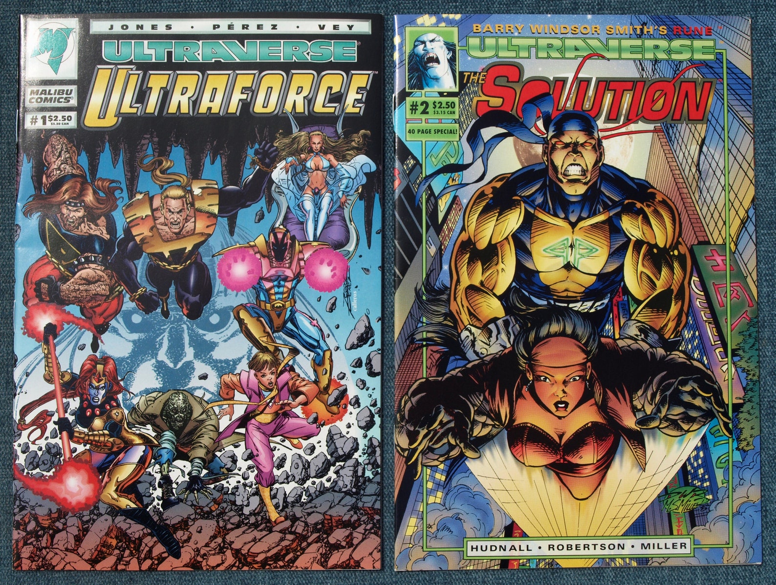 Ultraverse Ultraforce Vol. 1 No. 1 August 1994 & Ultraverse Solution ...