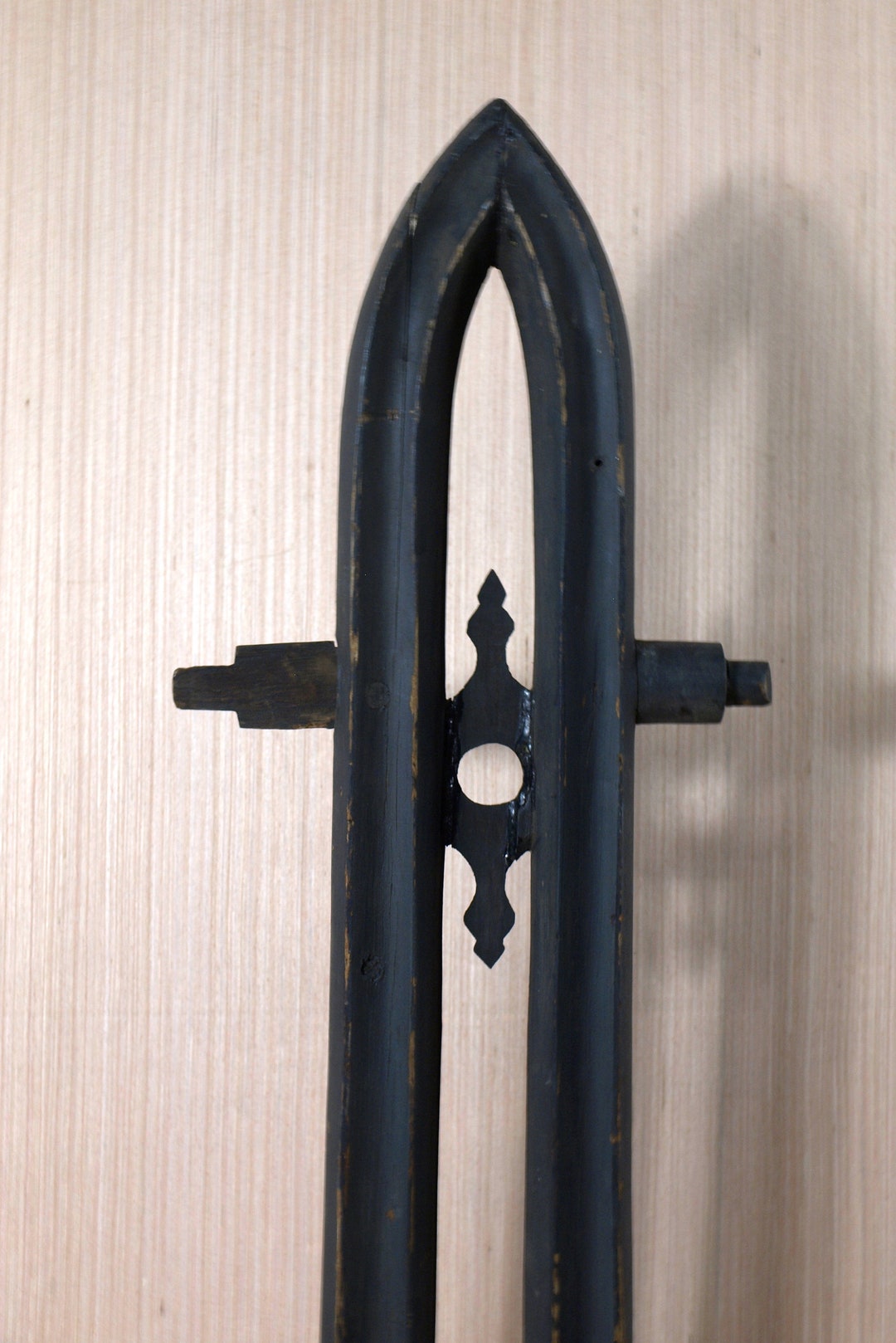 Antique Catholic Church Wood Banister Railing Section - Religious ...