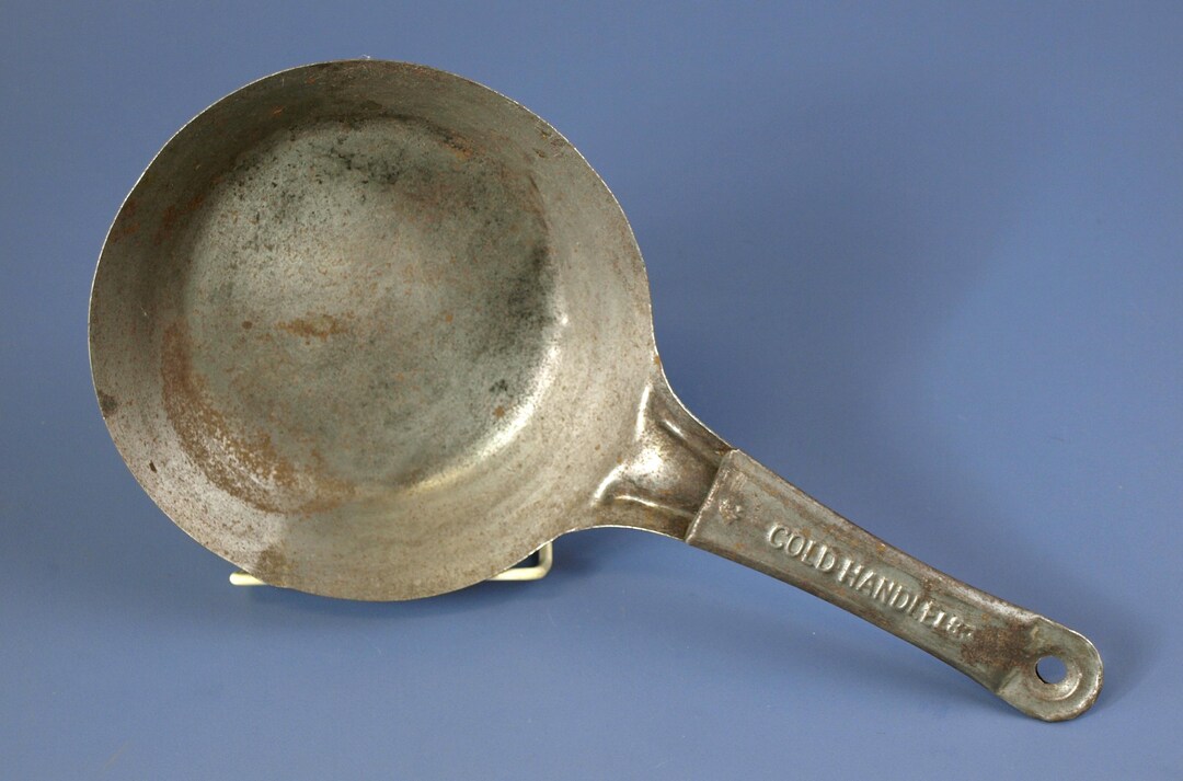 Vintage Cold Handle Skillet 6" Metal Frying Pan - Camping Cooking ...