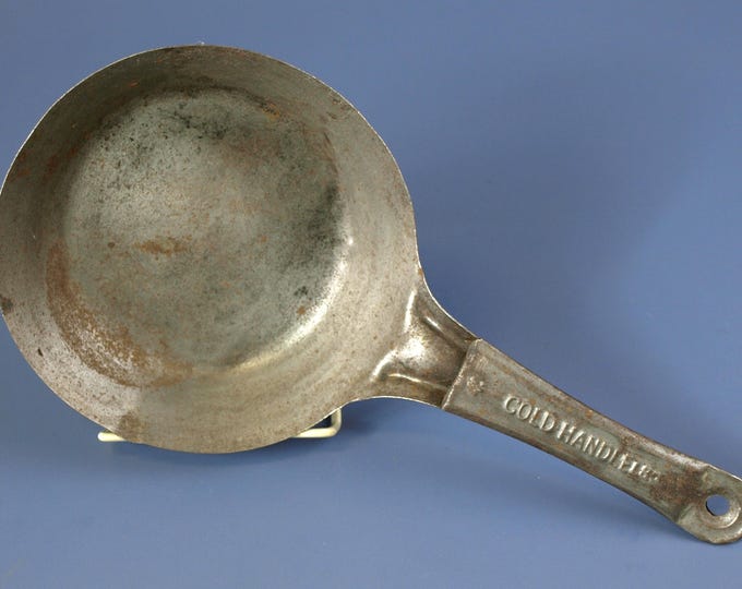 Vintage Cold Handle Skillet 6" Metal Frying Pan - Camping Cooking ...