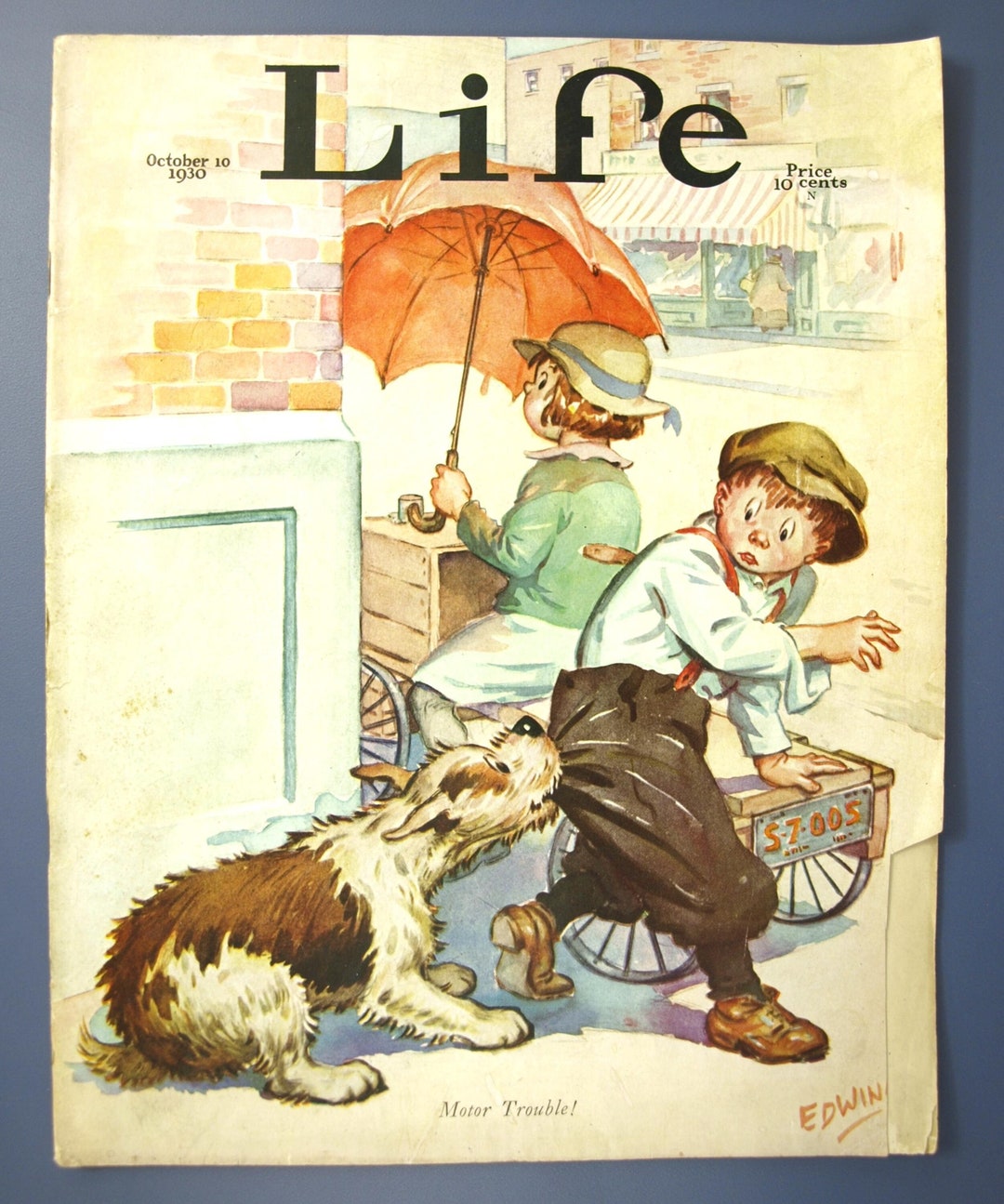 Life Magazine, October 10, 1930 W/ Cover Art by Edwina (frances Edwina ...