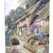 Vintage Anne Hathaway's Cottage Lithograph Print by Arthur Claude ...