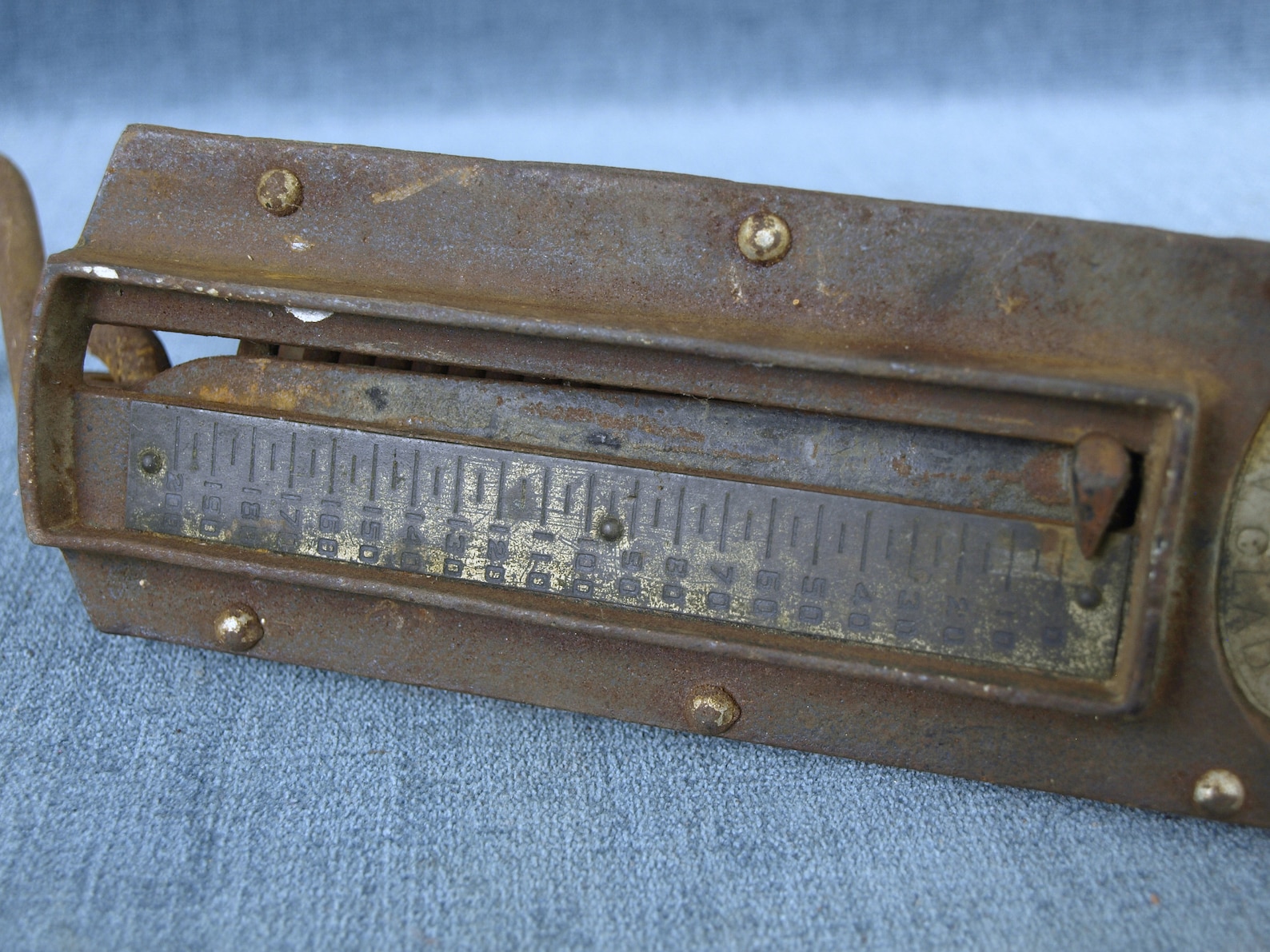 Antique Chatillon's Iron Clad Hanging Weight Scale Serial 34 H W/ 200 ...