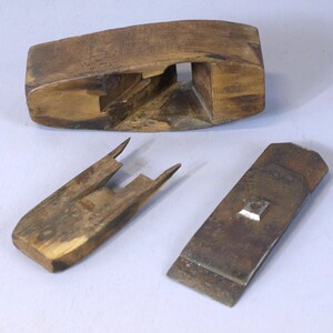 Antique Coffin Wood Block Plane With W. Butcher Cast Steel Blade ...