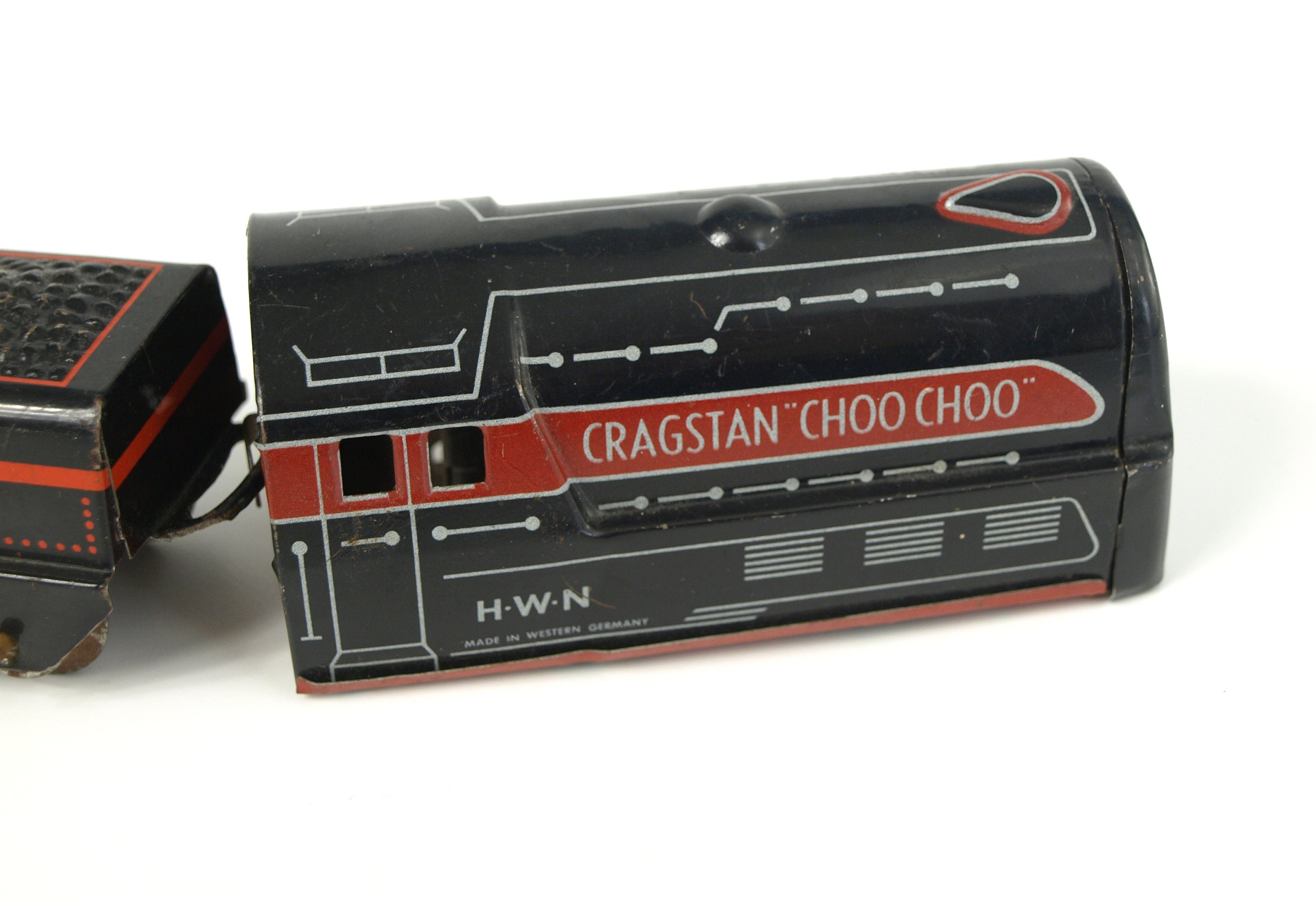 Vintage West German Tin Wind up Toy Train Cragston Choo Choo - Etsy Vintage West German Tin Wind up Toy Train Cragston Choo Choo - Etsy