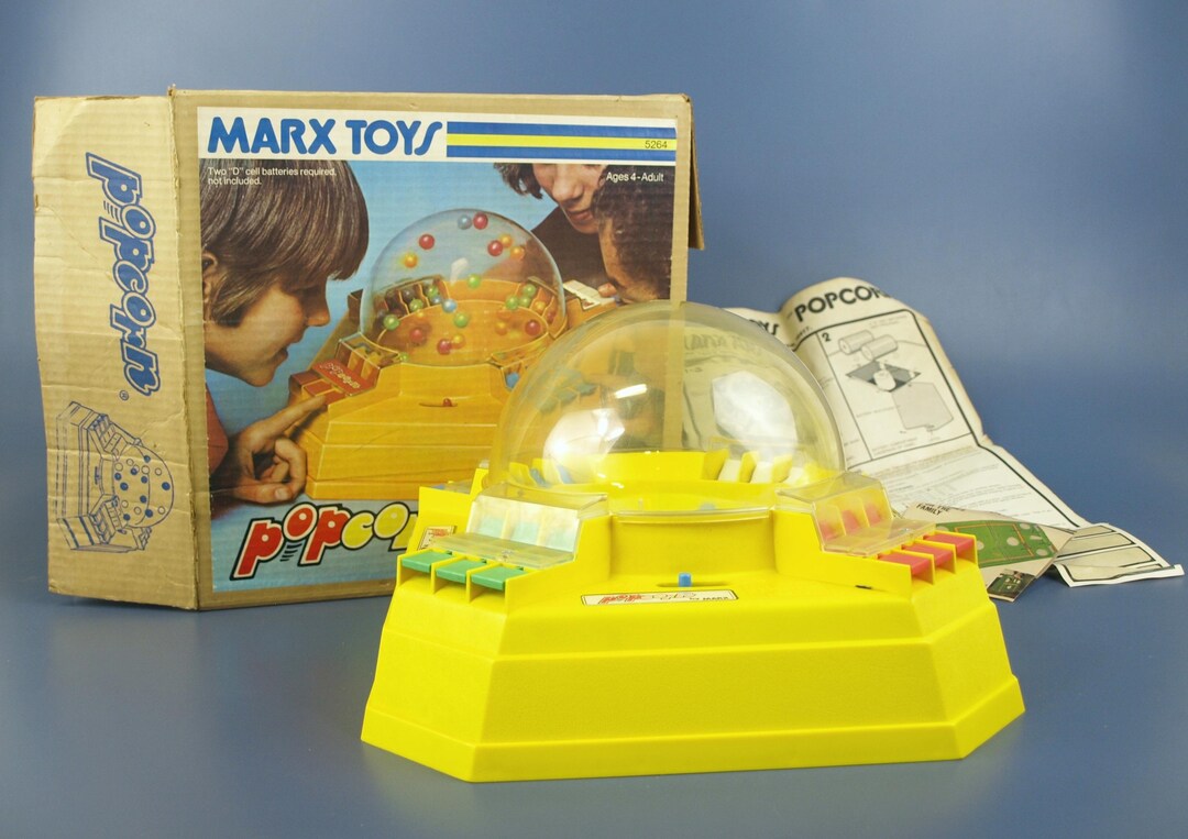 Vintage Marx Toys Popcorn Battery Operated Game W Original Box ...