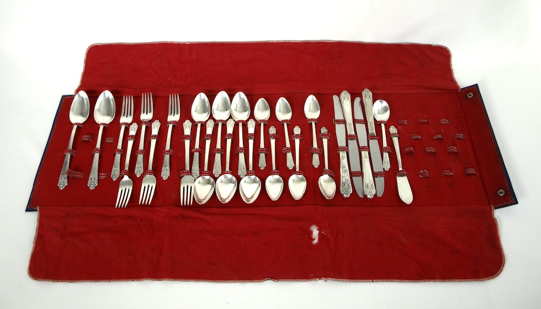 Vintage Rogers Deluxe Plate Silverware, "precious" (silverplate, 1941 ...