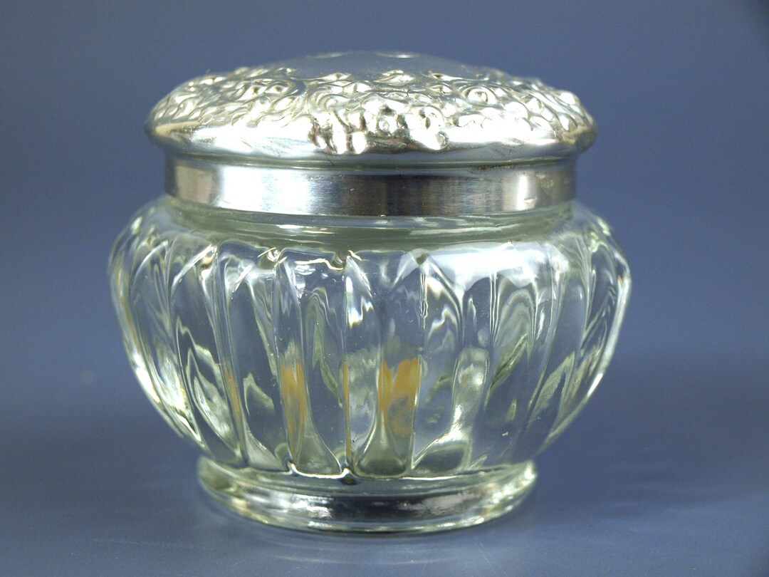 Vintage Houbigant Chantilly Glass Vanity Jar (empty) W/ Original Label ...