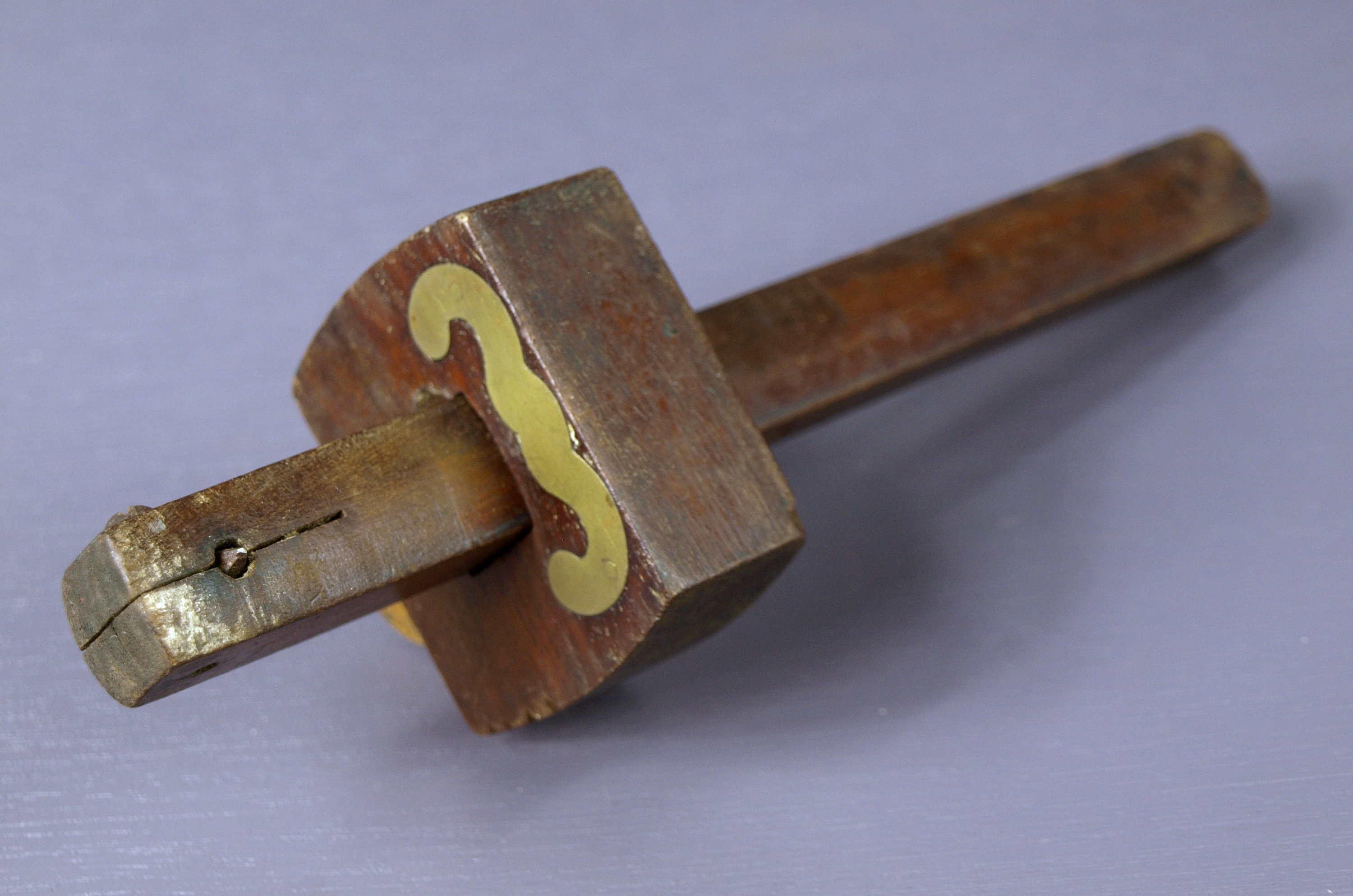 Anitque Rosewood & Brass 6" Mortise Gauge / Scribe With Boxwood Screw ...