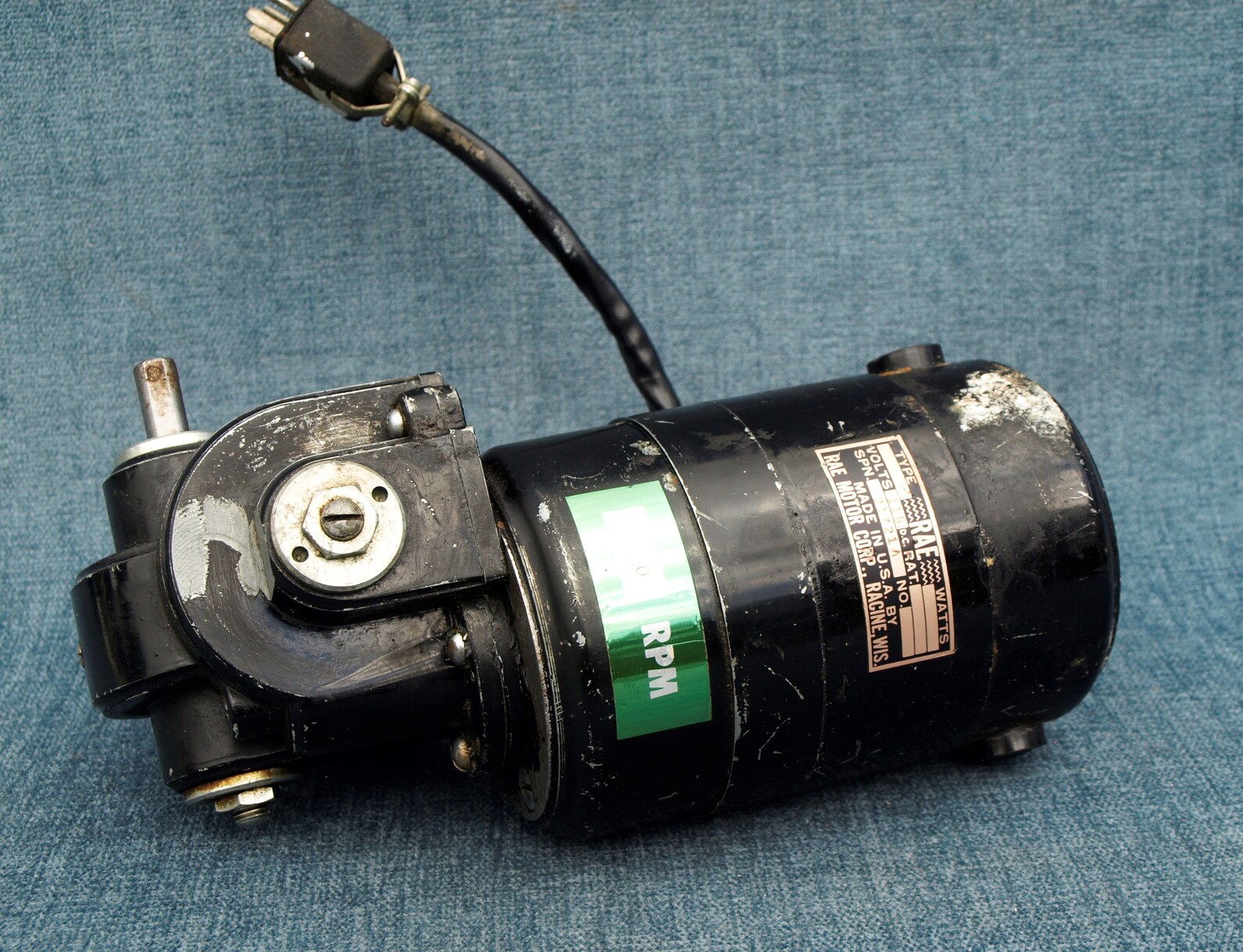 Rae Motor Corp 50 RPM 115 Volts Electric Generator With Gear - Etsy