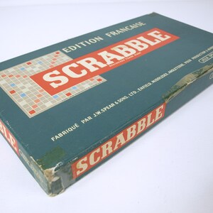 Vintage Francaise Scrabble French Edition Circa 1955 Complete Game Set ...