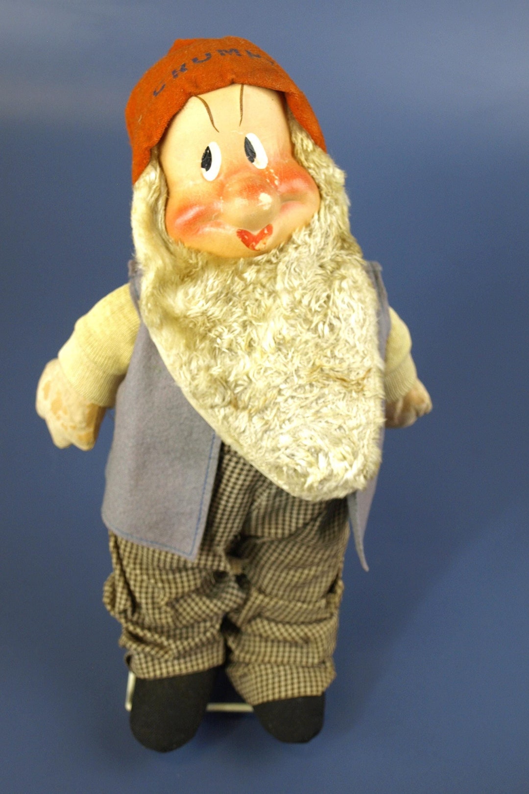 Vintage 1938 Walt Disney "grumpy" Dwarf Doll, Ideal Novelty & Toy Co ...