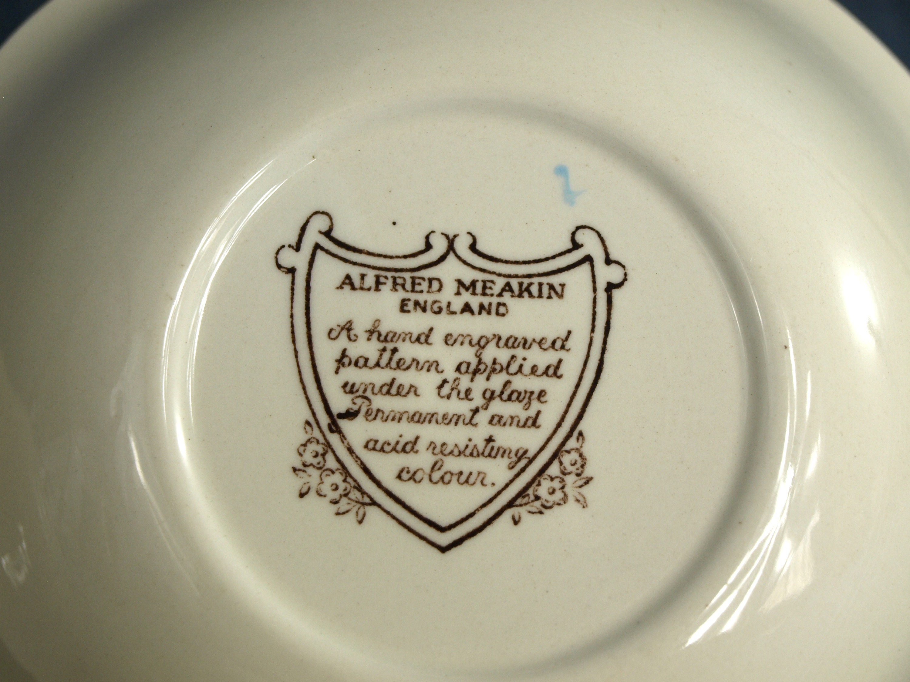 Vintage ALFRED MEAKIN Tintern Pattern Brown With Red Roofs | Etsy