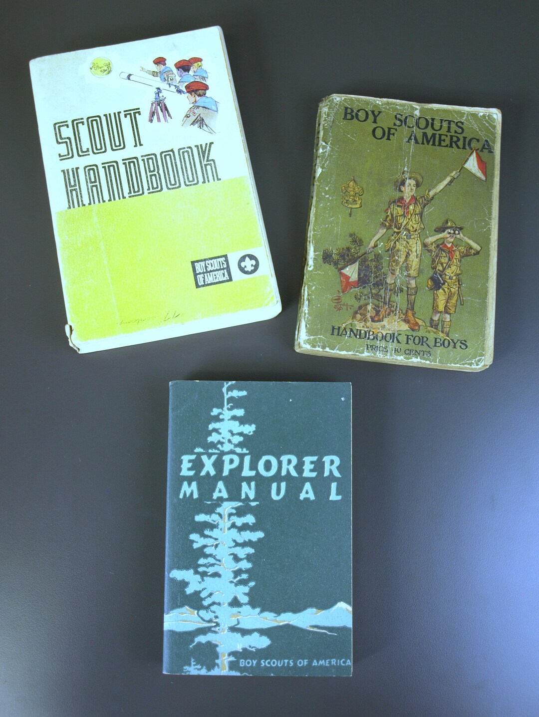Vintage BSA Scouting Books: Explorer Manual (1952), Handbook for Boys ...