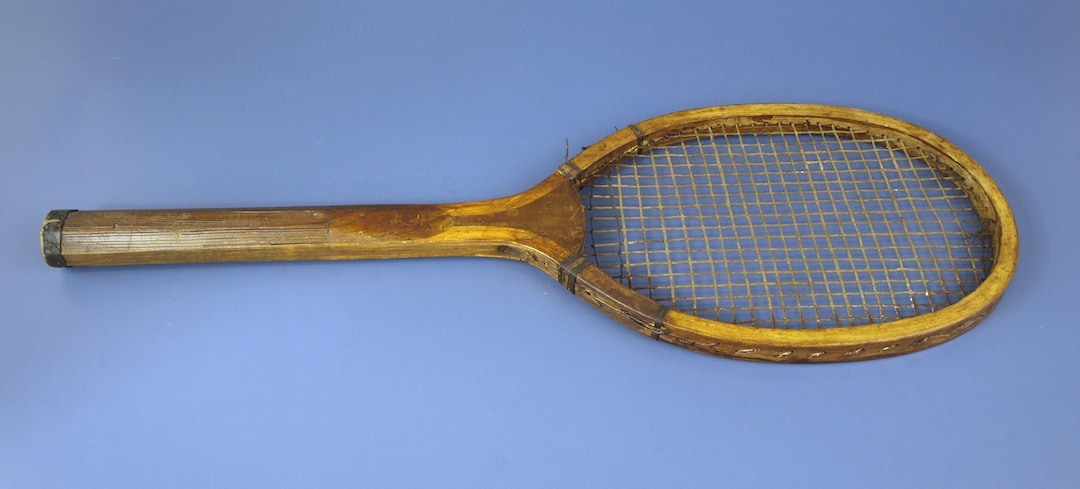 Antique Wood Tennis Racquet / Racket Circa Late 19th Century to Early ...